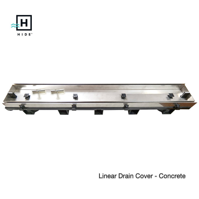 HIDE Linear Drain Cover Kits | 316 Stainless Steel