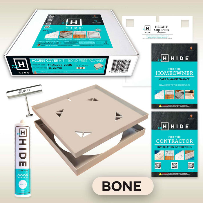 HIDE Skimmer Lid and Access Cover Kits | Full Polymer