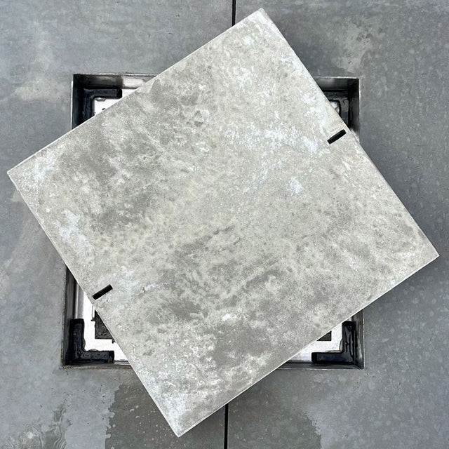 HIDE Concrete Drain Cover Kits Stainless Steel | Stone Central