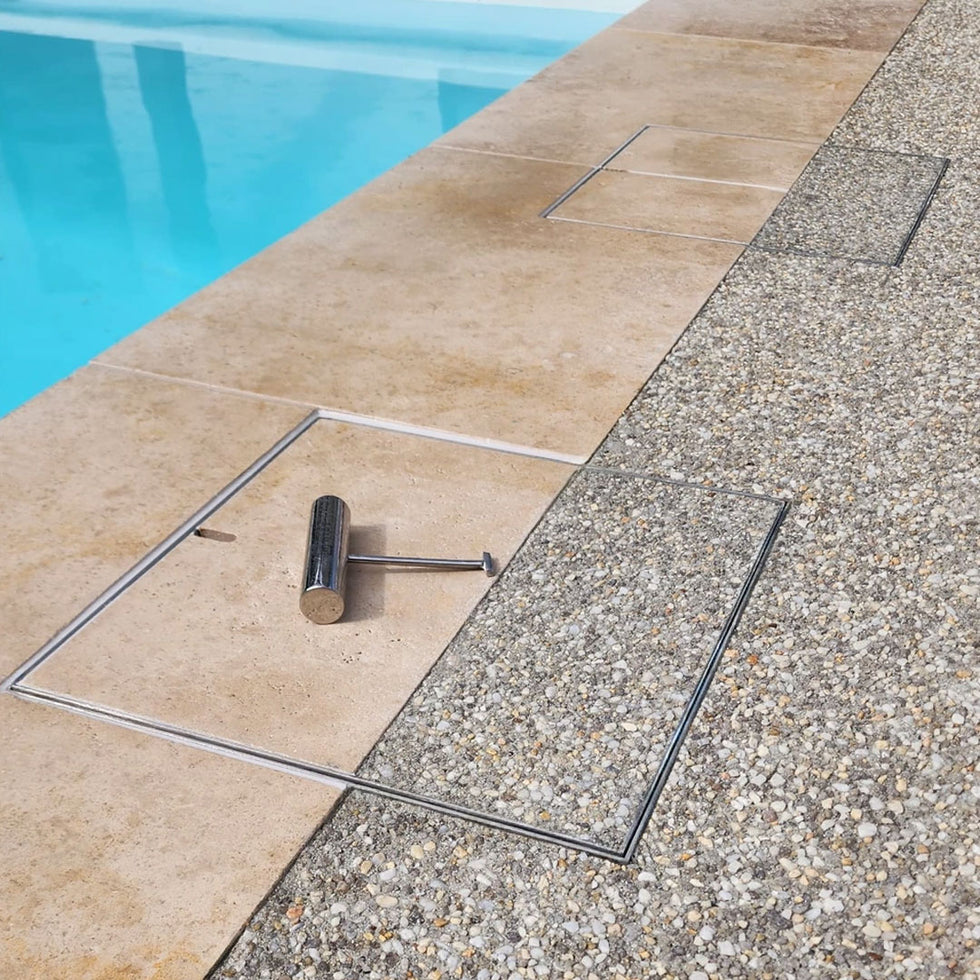 HIDE Concrete Skimmer Lid And Access Cover Kits