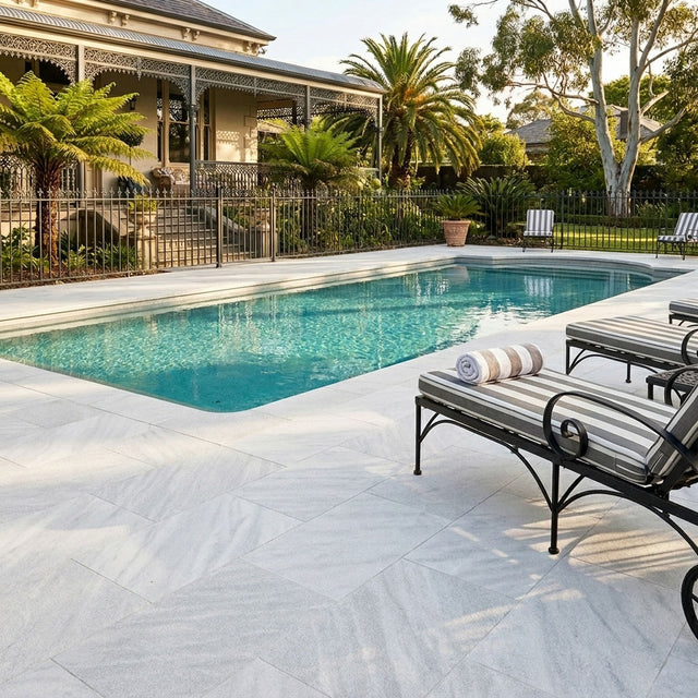 Vale Grey Dropface Coping Tiles – Modern Pool Edges Ready